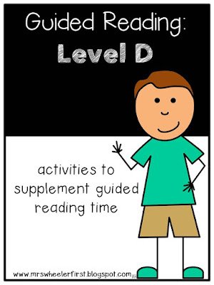 Mrs. Wheeler's First Grade Tidbits: Weekly Guided Reading Update