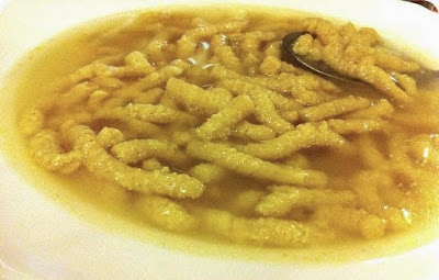 Un pensionato in cucina: Passatelli con vongole e ceci.