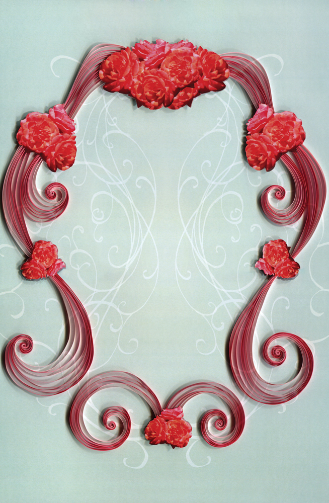 Yakawonis: Pink quilled border