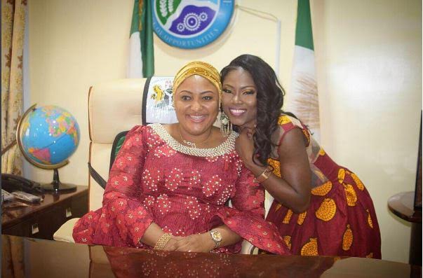 Photos: Ex- BBN housemate, Debbie-Rise meets with the first lady of ...