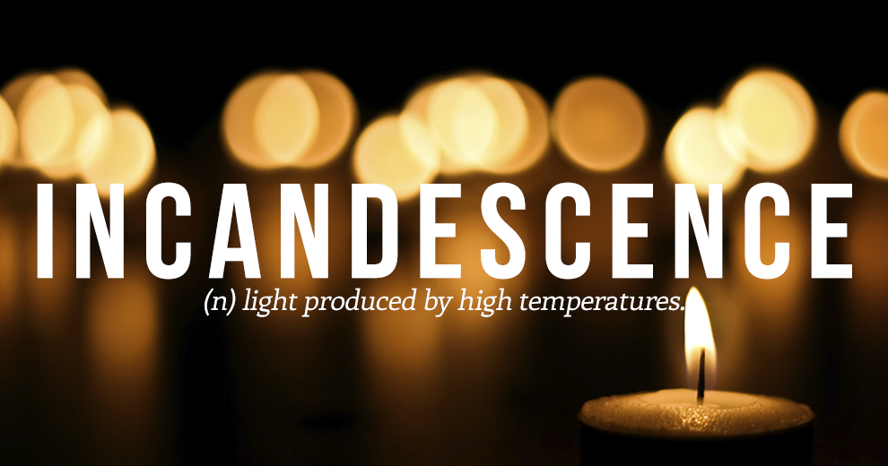 Elaina's Writing World: Incandescence and Luminescence