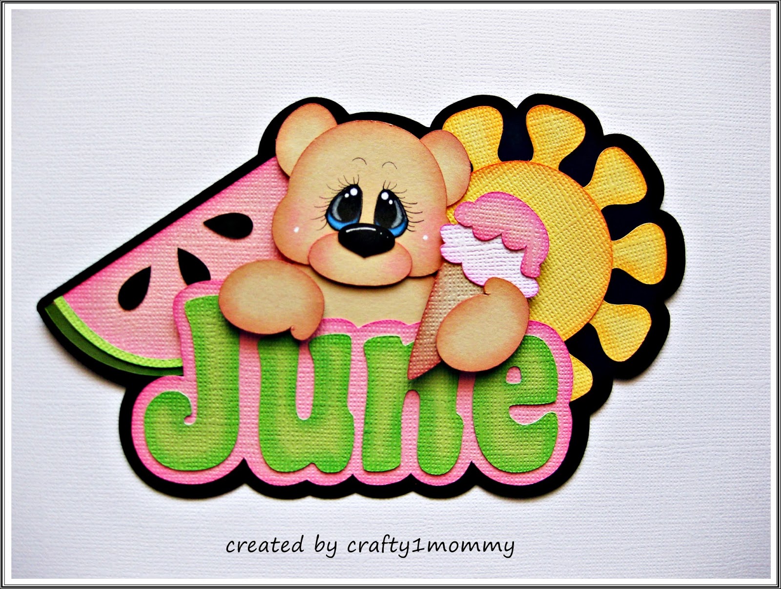 Designs by Crafty1mommy: Months of the Calendar