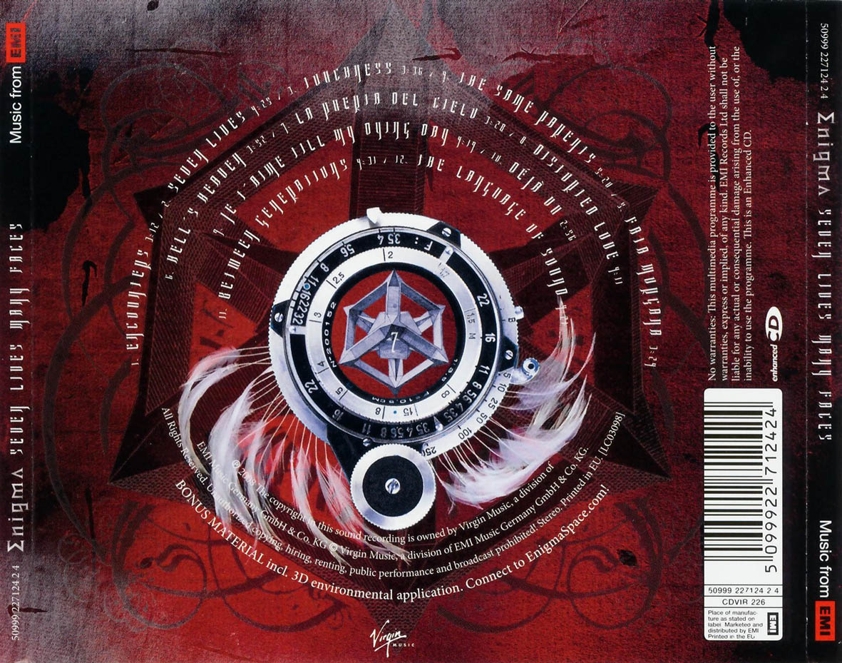 Otras músicas. Otros mundos.: Enigma - 7: SEVEN LIVES MANY FACES