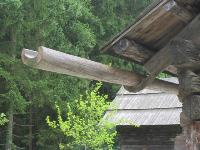 martha's vienna: Old World Wooden Gutters