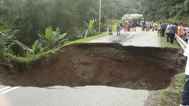 Jalan Ranau - sandakan runtuh KM120.6 | new breath