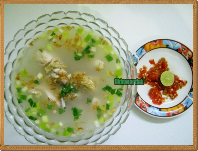 Resep Sop Ayam Pak Min Klaten - Resep Masakan Didowardah
