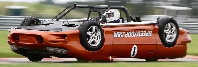 Boom: Awesome Upside - Down Car Turns Driving Literally on Its Head