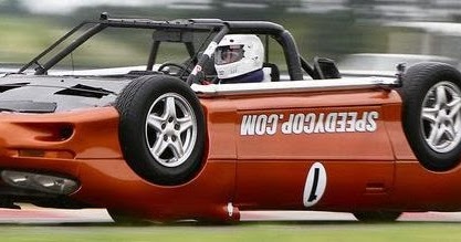 Awesome Upside - Down Car Turns Driving Literally on Its Head