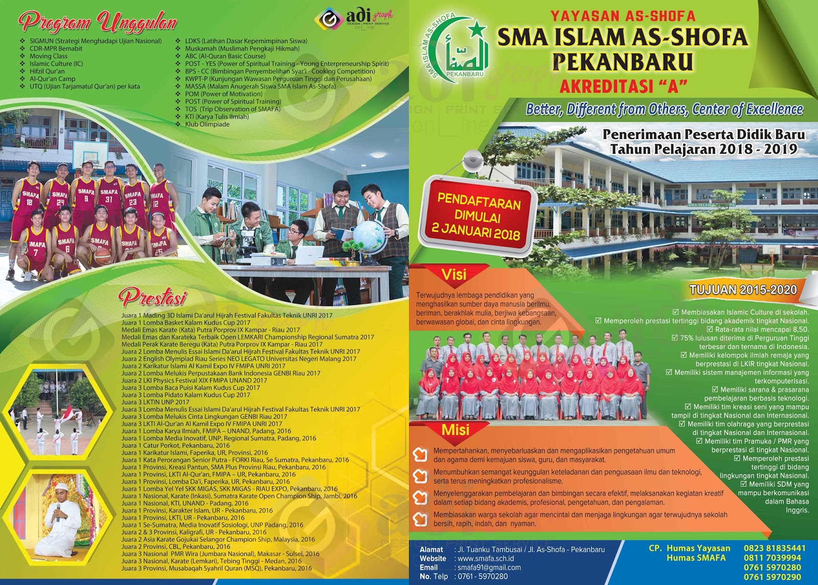 BROSUR SMA AS-SHOFA UK 1 FOLIO