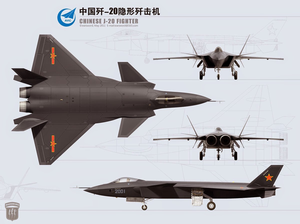Blog de Aviones de Caza y Ataque: CHENGDU J-20 Mighty Dragon