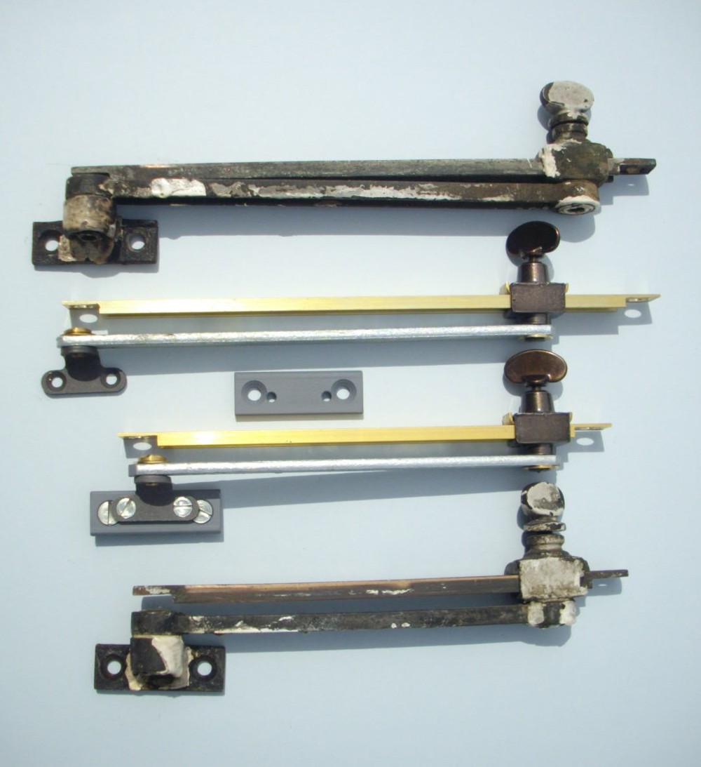 Metal Window Parts: Custom Slide Stay Conversion.