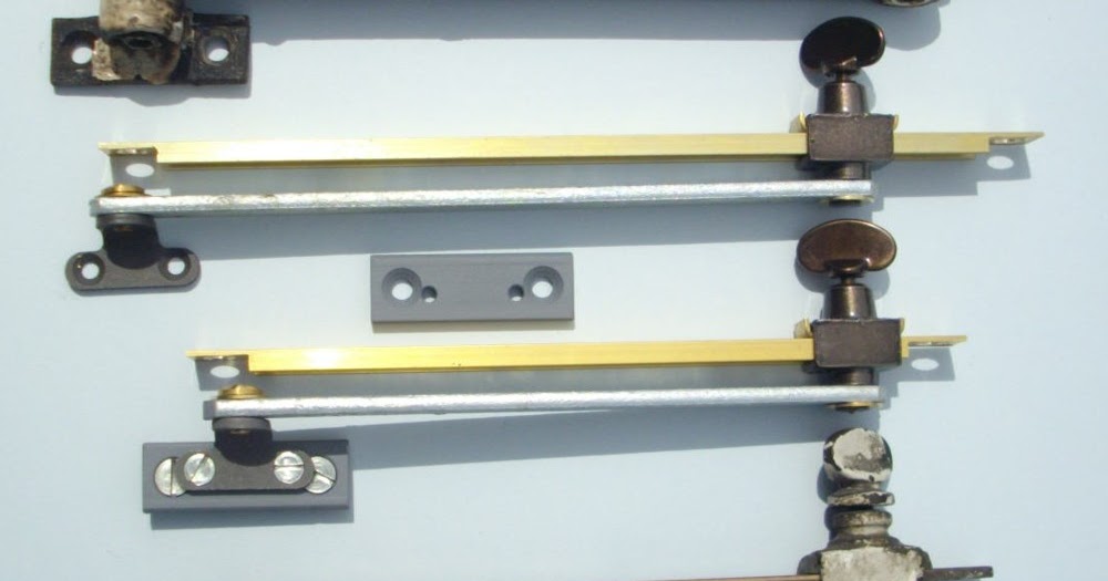 Metal Window Parts: Custom Slide Stay Conversion.