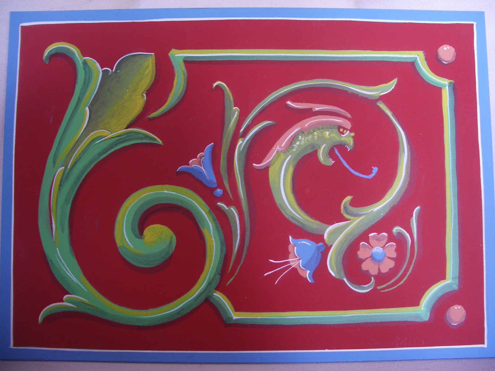 Mi cambalache: Curso de fileteado porteño