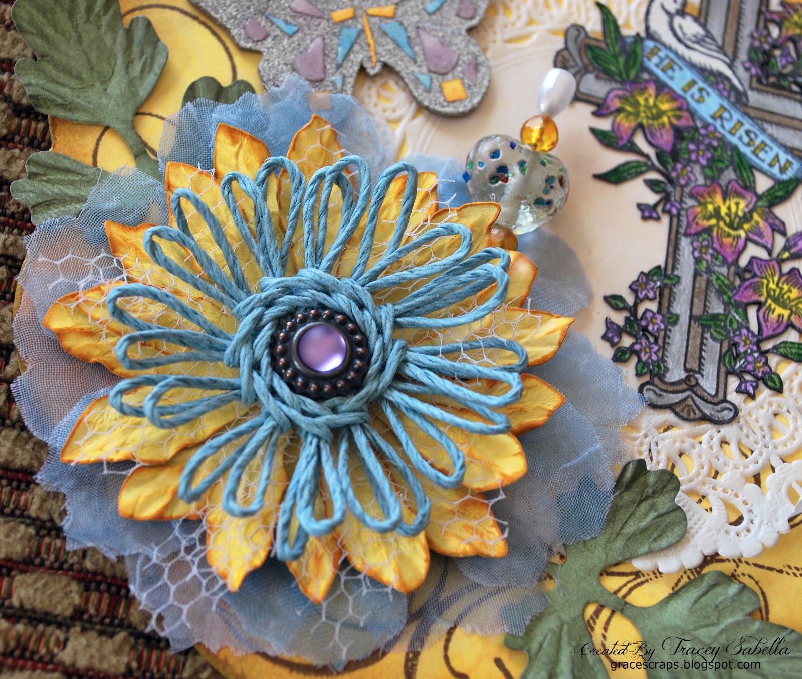 Garden of Grace: Love Letter and Twine Flower Tutorial