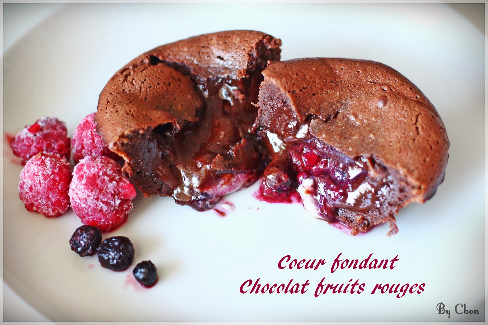 cbon: Coeur fondant chocolat fruits rouges