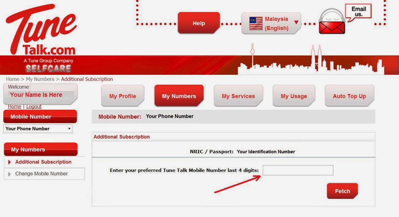 Tone Excel WOW Prepaid That Pays: Tune Talk Self Care Portal