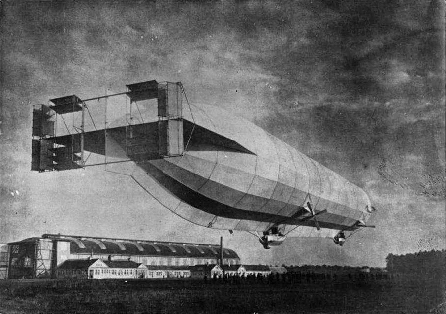 Another Field: Two German Zeppelins shot down