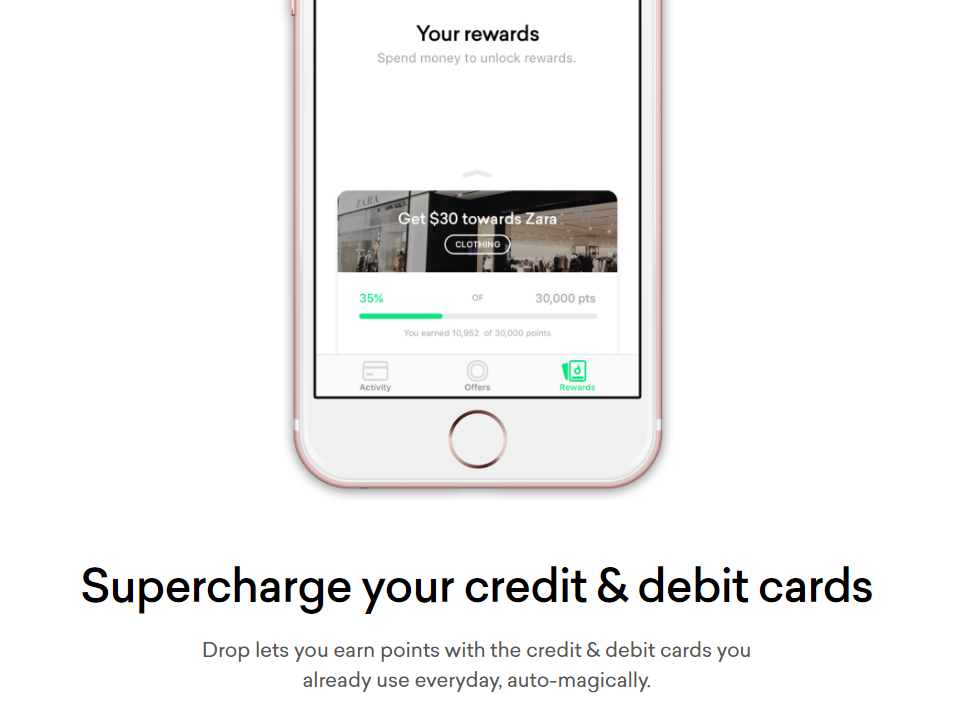 Drop Points 积分项目