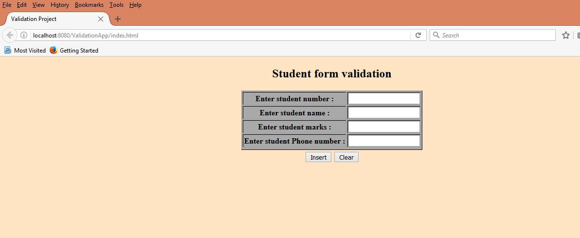 Advance Java Validation Check In Servlet