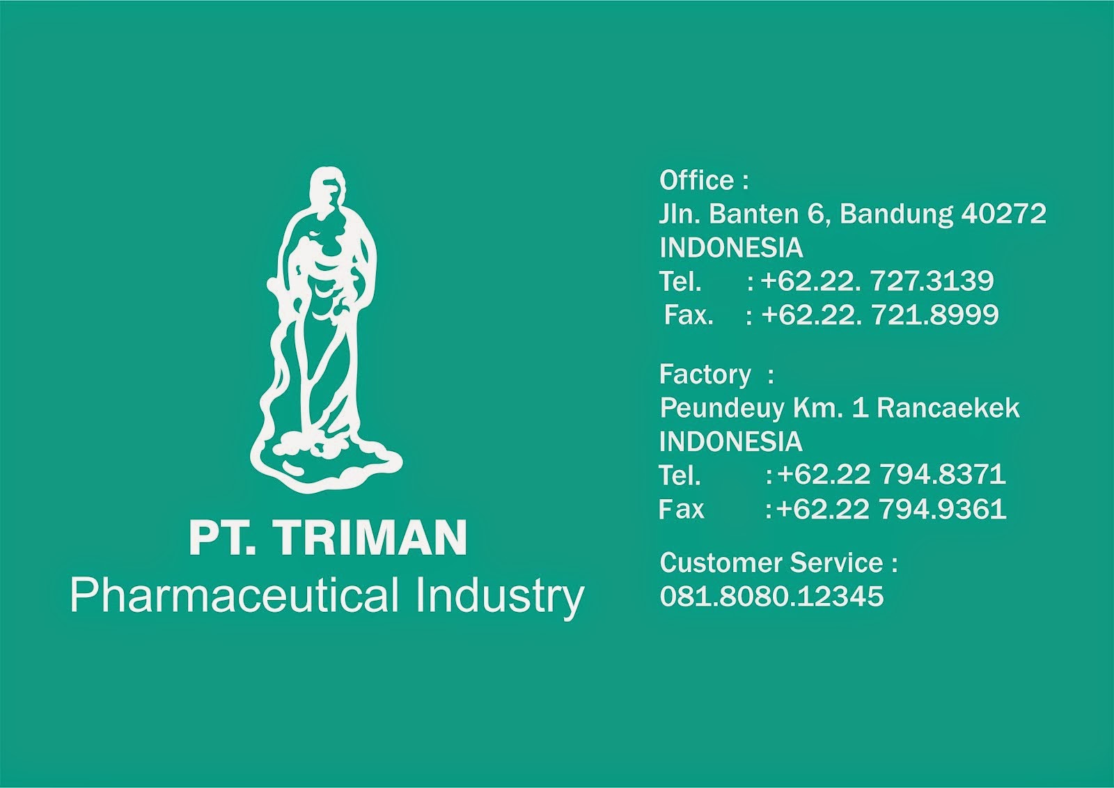 PT Triman Pharmaceutical Industry: Produk