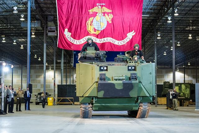DEFENSE STUDIES: SAIC Unveils First Upgraded AAV LVTP-7 US Marine Corps ...
