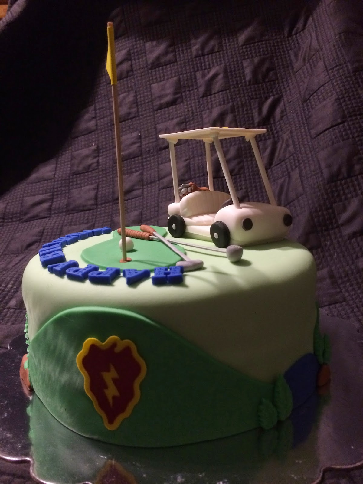 Our Decorated Cakes and Cupcakes: Golf Theme Cake, Golf Cart