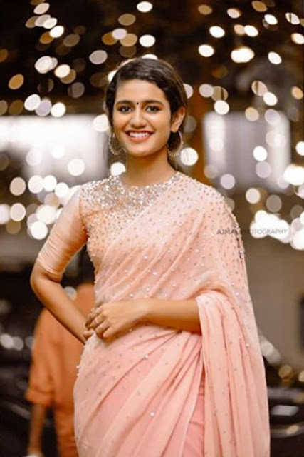 Priya Prakash Varrier Beautiful Saree Photos - Hollywood | Tollywood ...
