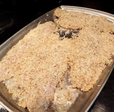 Becki Melvie: Almond-Parmesan Crusted Walleye