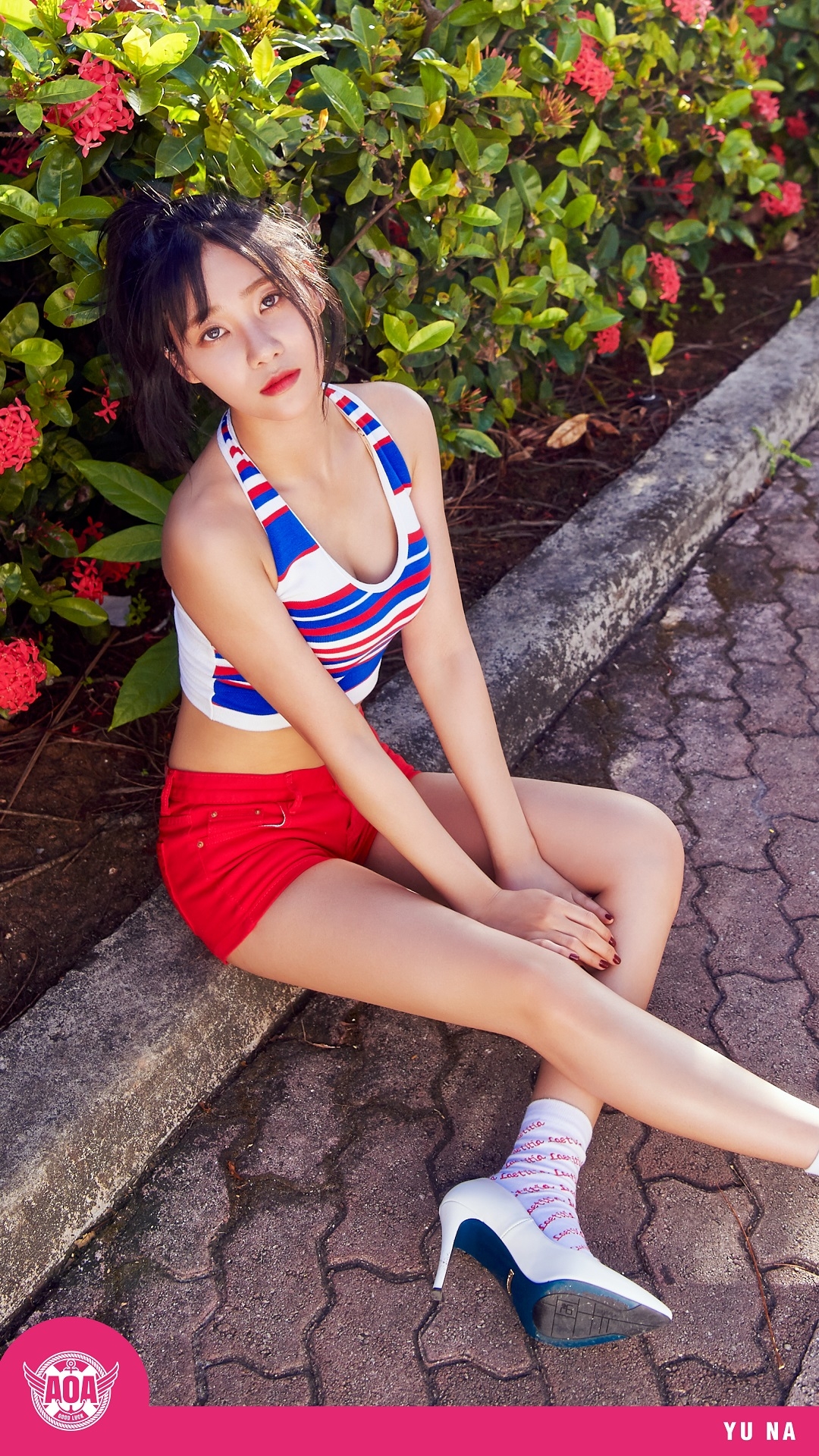 AOA『Good Luck』スマホ壁紙 ♥ 7人の週末ヒロイン*超高画質1080×1920 |AOA ♡ Munekyun