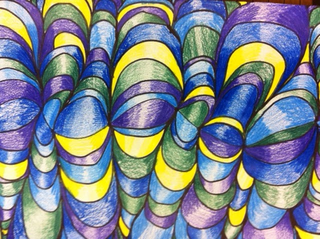 Center School Art: Optical Illusions by Grade 5
