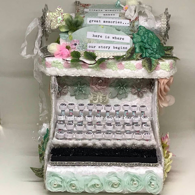 Shabby Craft Cabin: Handmade Shabby Chic Typewriter