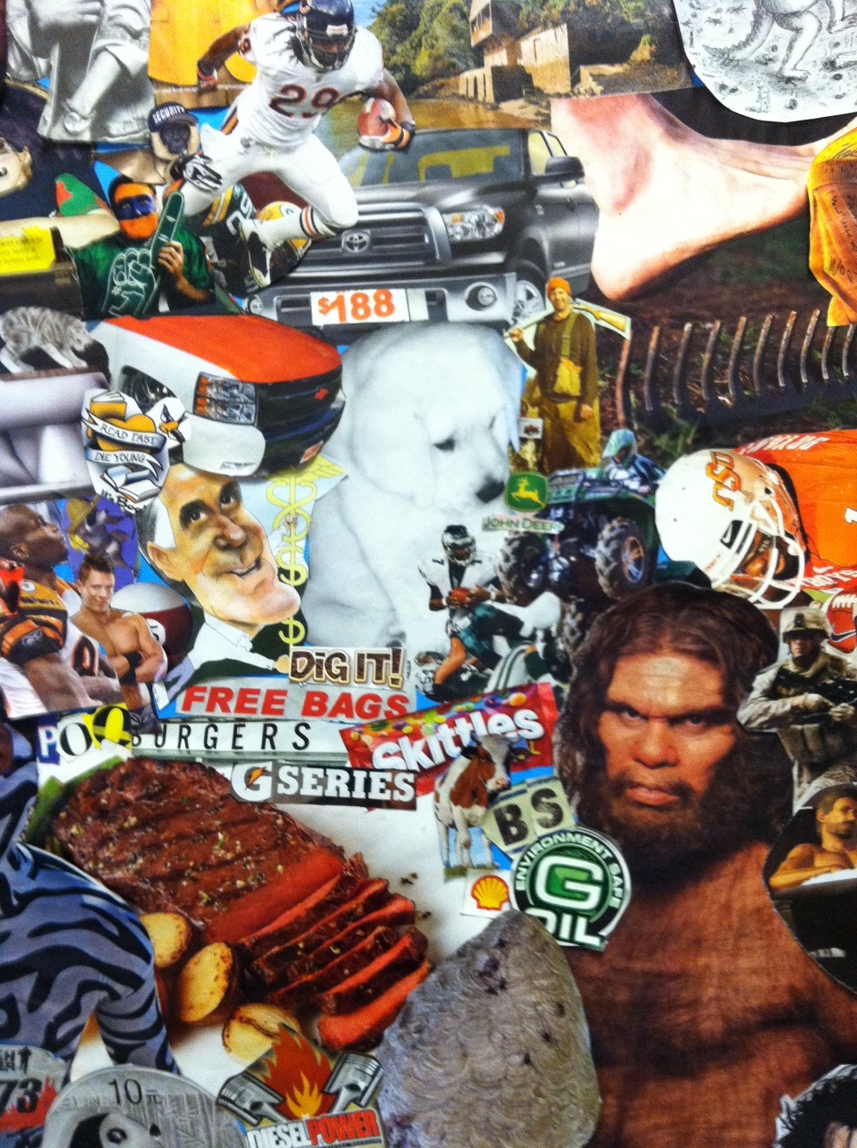 The OF Blog: Weird collage my students and I are doing as a work in ...