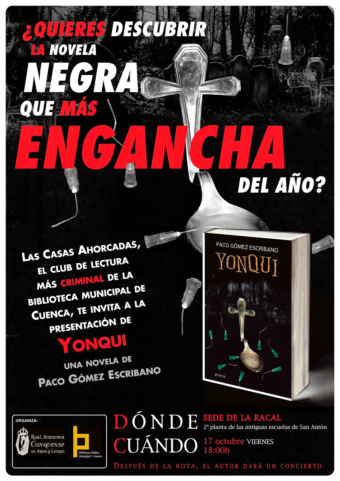 CASAS AHORCADAS: Club de Lectura: Presentación de Yonqui