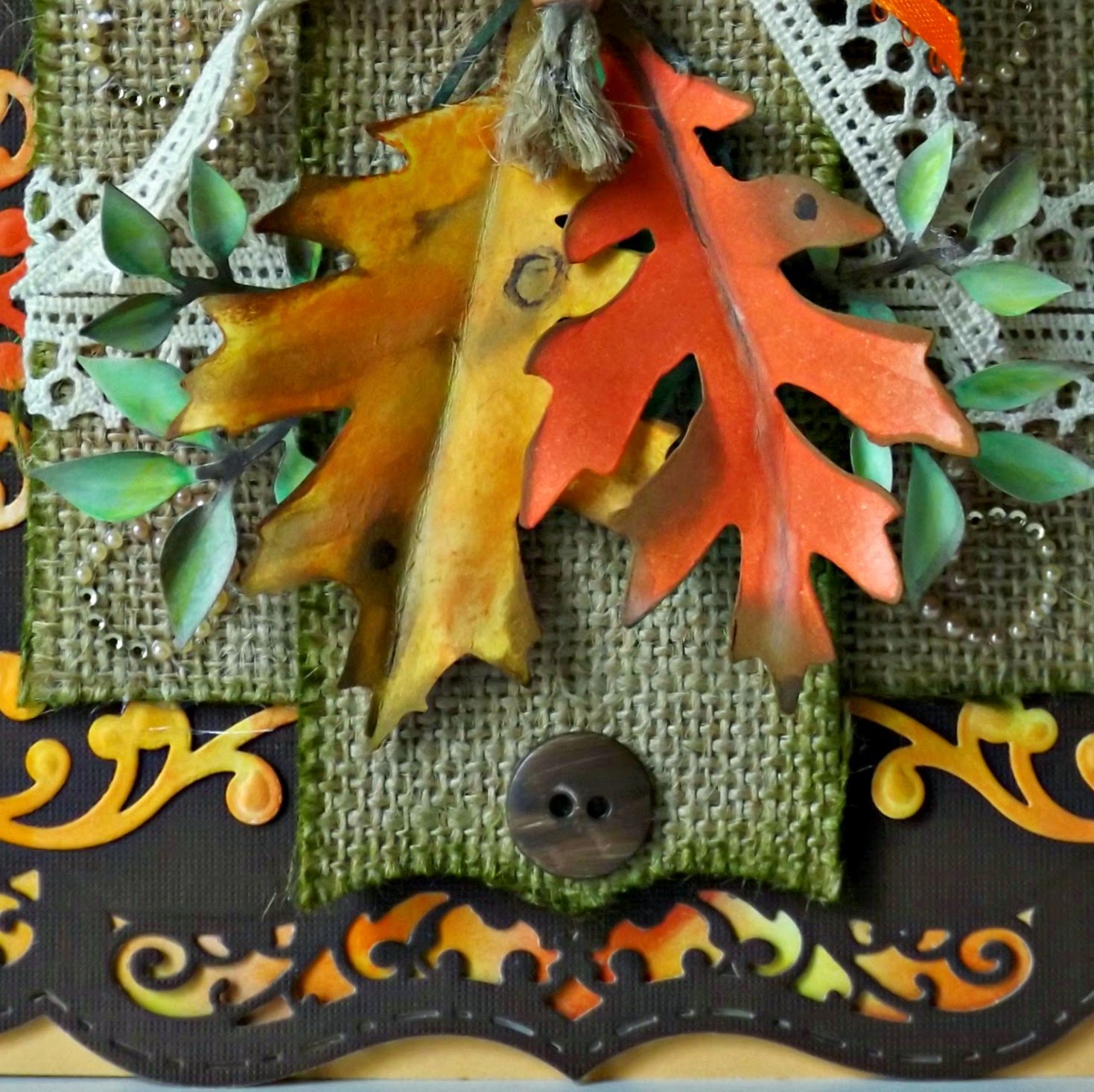 Heartedly Handcrafted: Fall Fiesta Greeting Card that becomes an Office ...