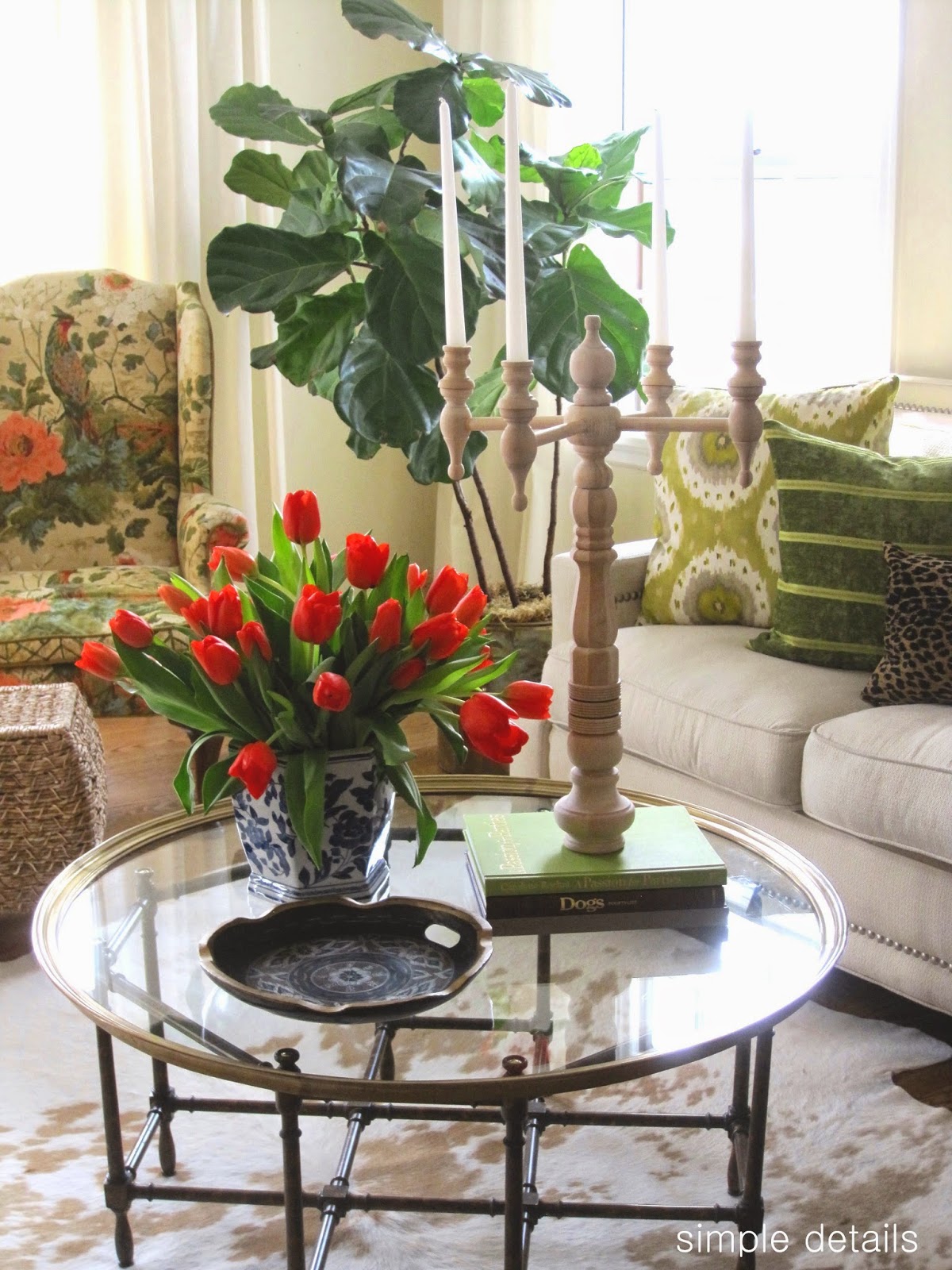 Simple Details: DIY Four Arm Candelabra