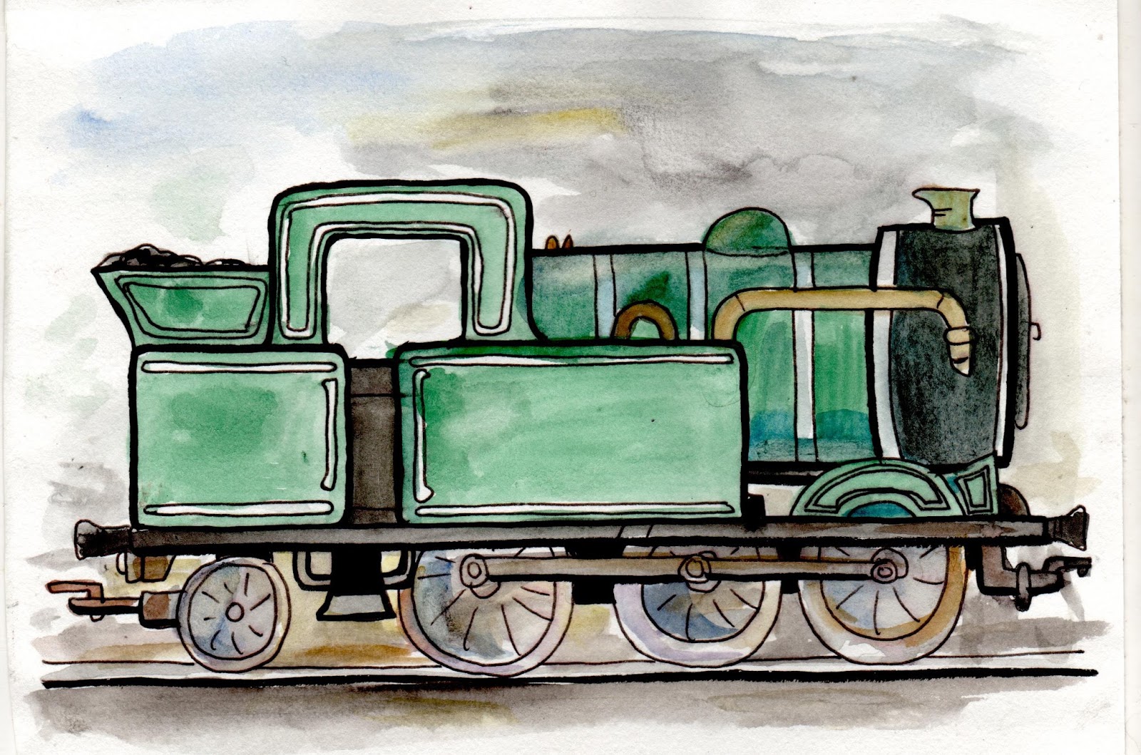 Rob Jackson's Comics Blog: Train Painting