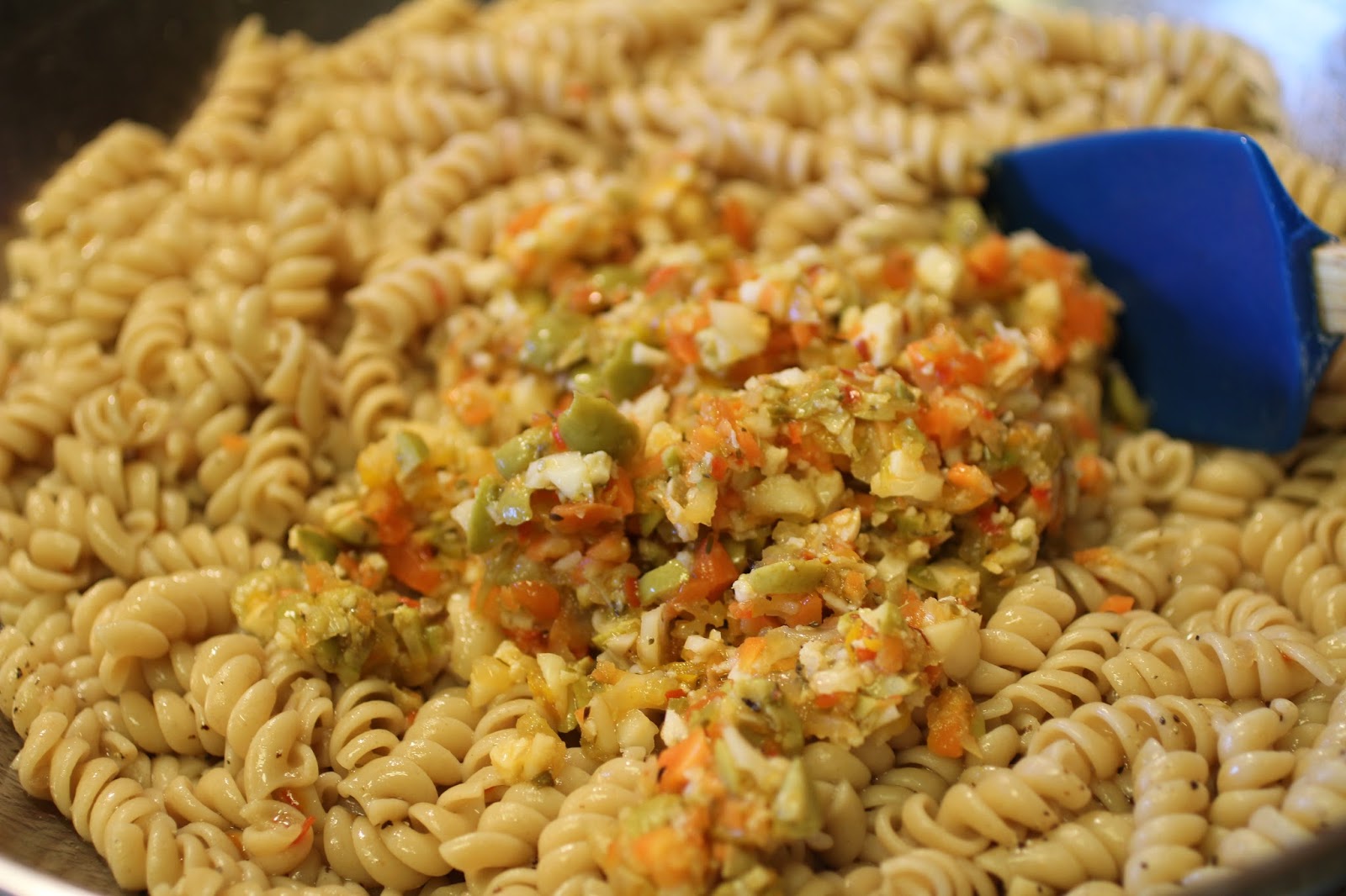 Kitchen Simmer: Muffuletta Pasta Salad