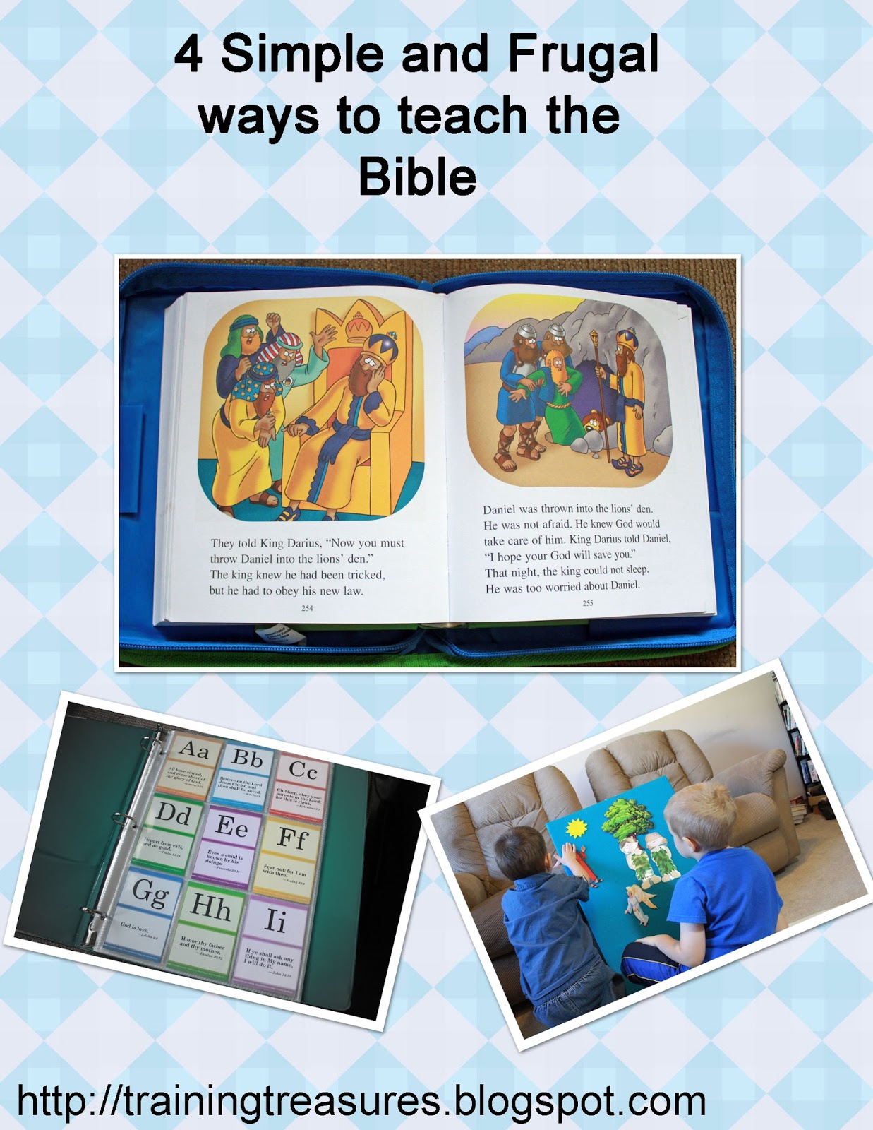 Training Treasures: 4 Simple and Frugal Ways to Teach the Bible