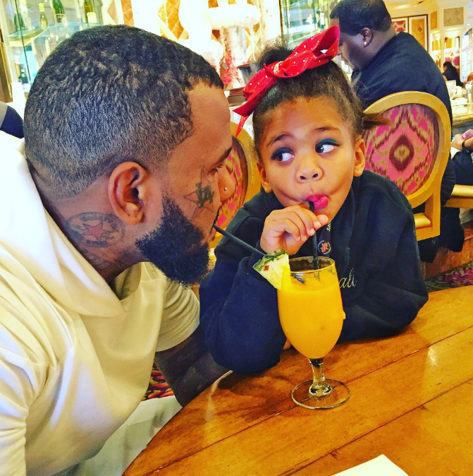 The Game shares photo with his daughter, gets backlash for her made up ...