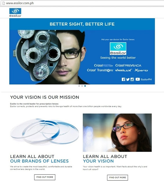 Essilor Launches Interactive New Website - The Filipino Rambler