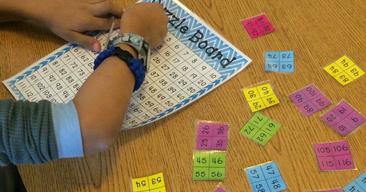 120's Chart Puzzles | Mrs. Stanford's Class