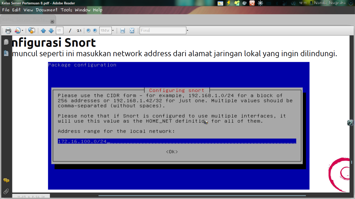 IDS (Intrusion Detection System) Dengan Snort ~ =>