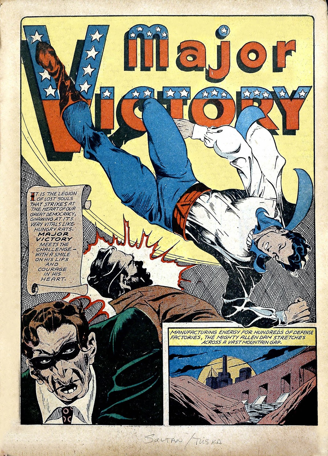 Four-Color Shadows: Major Victory-Charles Sultan-1944
