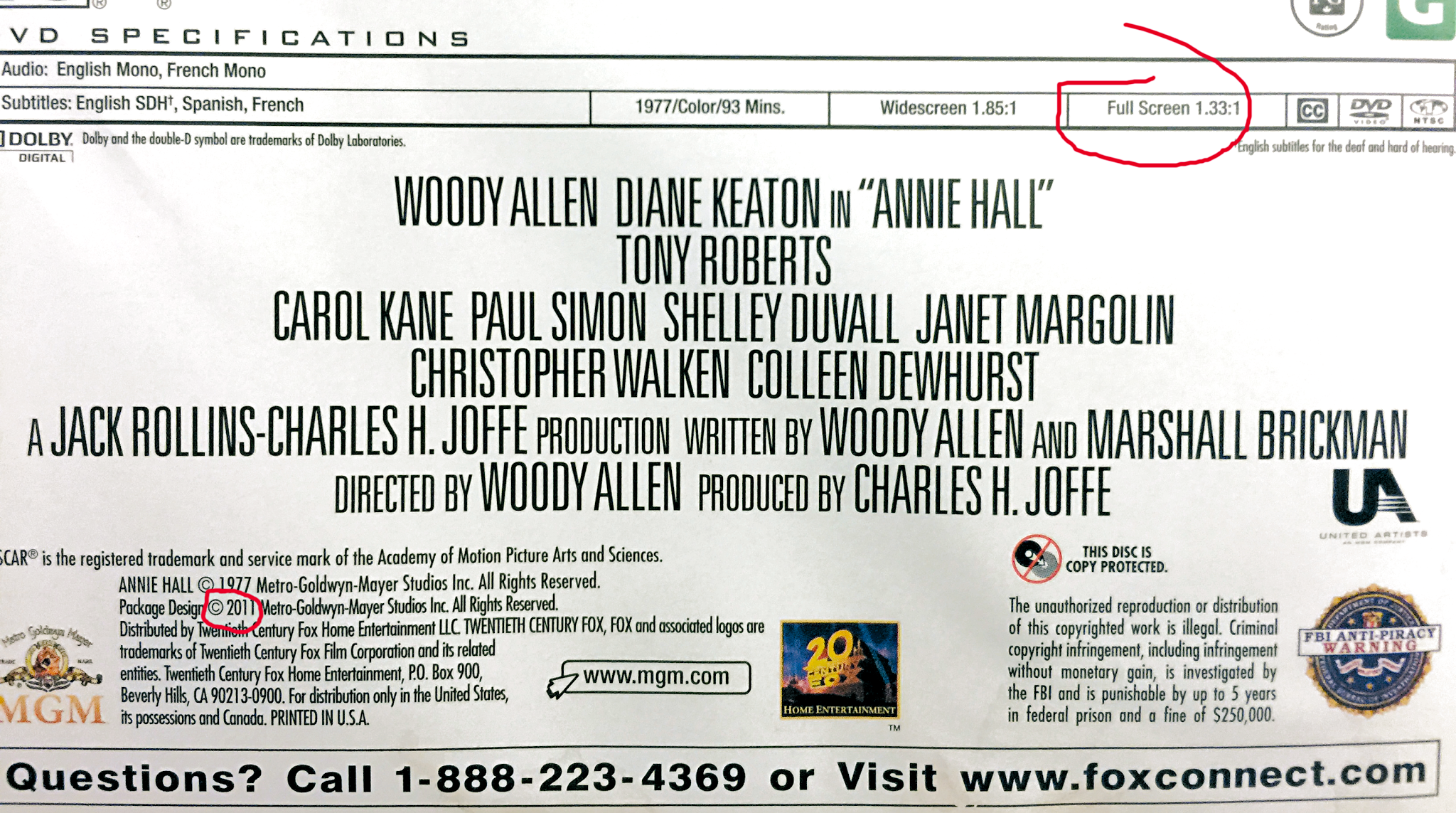 Fbi Warning Screen 20th Century Fox