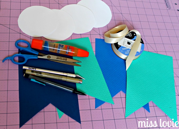 Miss Lovie: Flag Bunting Tutorial and Free Printable Template