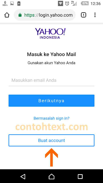 Cara Buat Email Baru Yahoo Mail di HP dan Komputer - ContohText