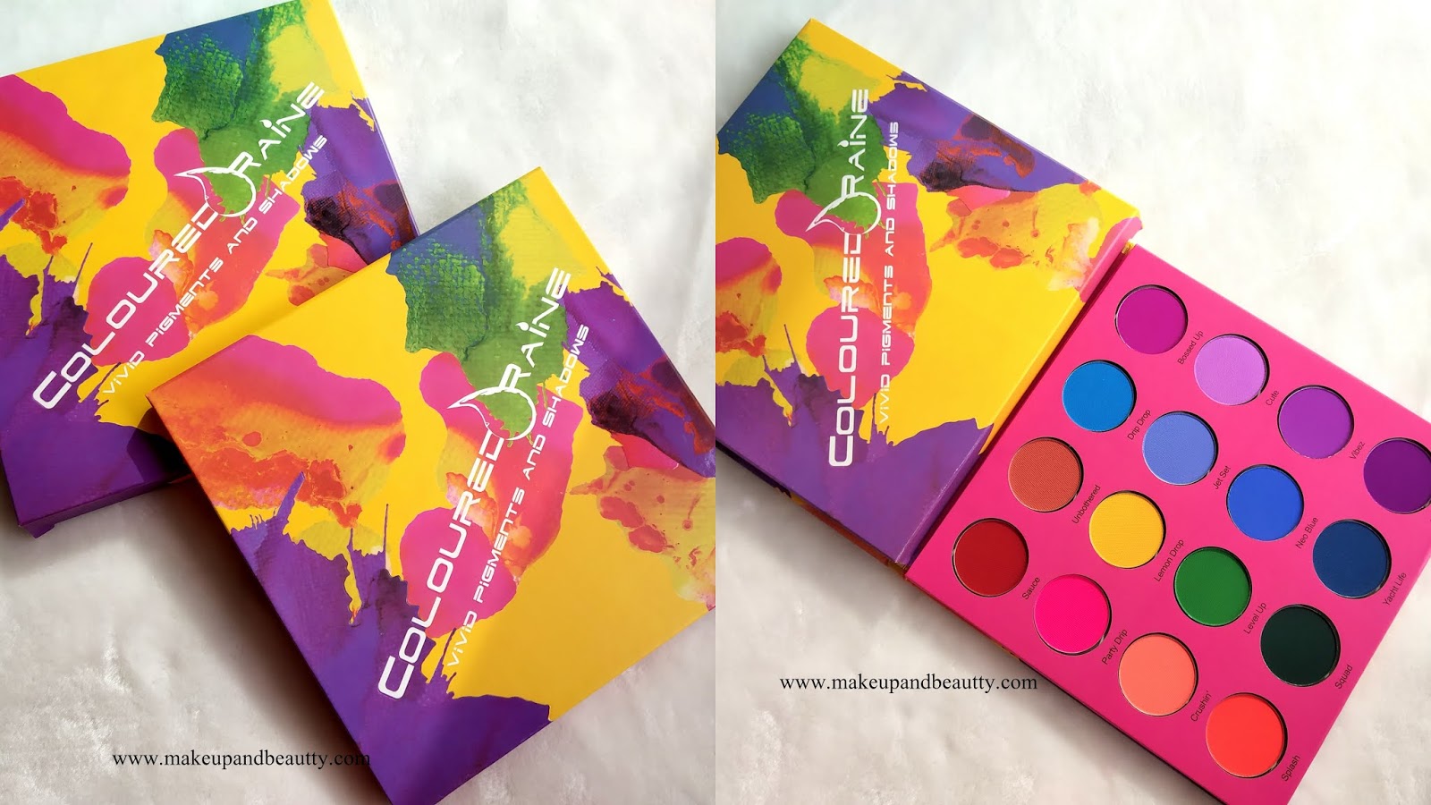 Makeup and beauty !!!: REVIEW & SWATCHES OF COLORED RAINE VIVID ...