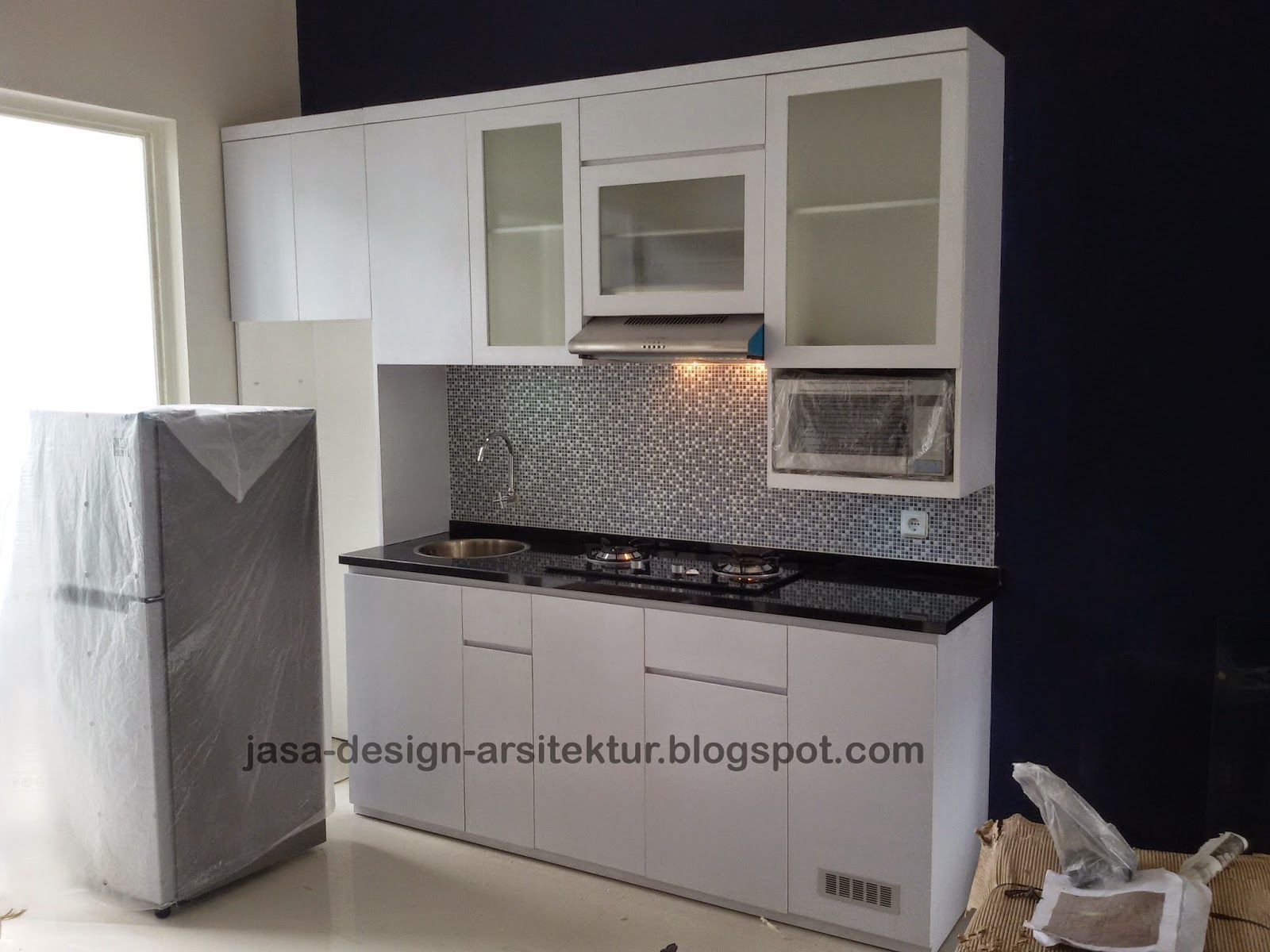 Ide 29+ Kitchen Set Minimalis Warna Biru
