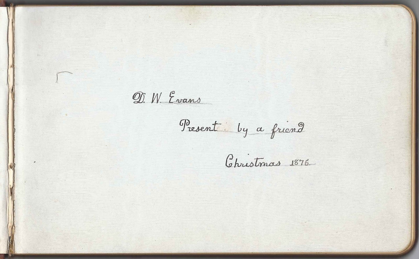 Heirlooms Reunited: 1870s/1890s+ Autograph Album of David W. Evans of ...