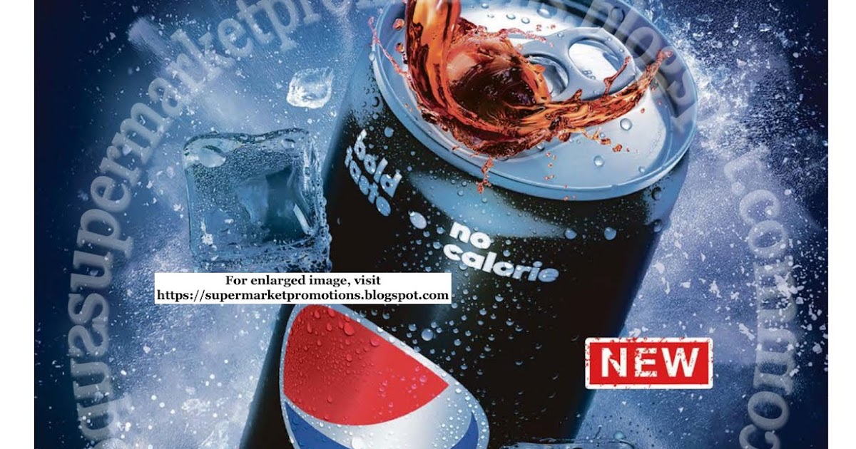 Pepsi New Bold Taste 14 June 2018 ~ Supermarket Promotions